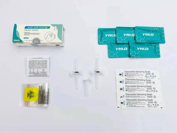YHLO Rapid Antigen Test Kit GLINE-2019-nCoV Ag (5pcs) - Le Melior